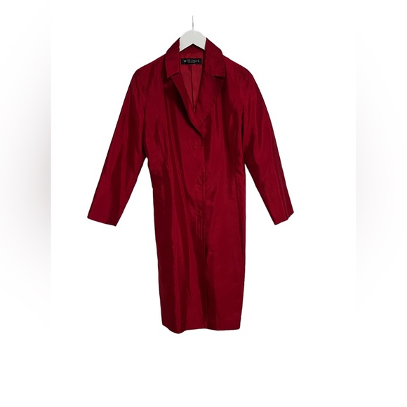 Willi Smith | Jackets & Coats | Willi Smith Red Coat Size Material Tag ...
